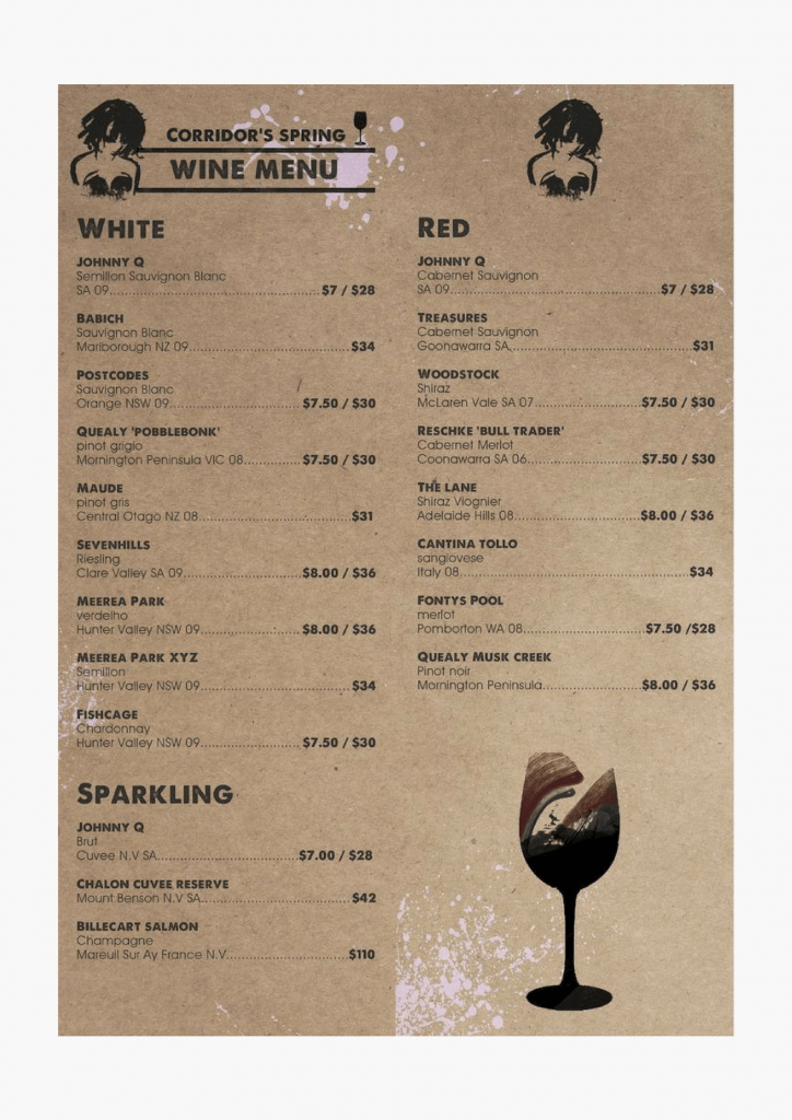Menu Design. 6 Successful Examples of a Wine Card | Waitron.Menu Blog