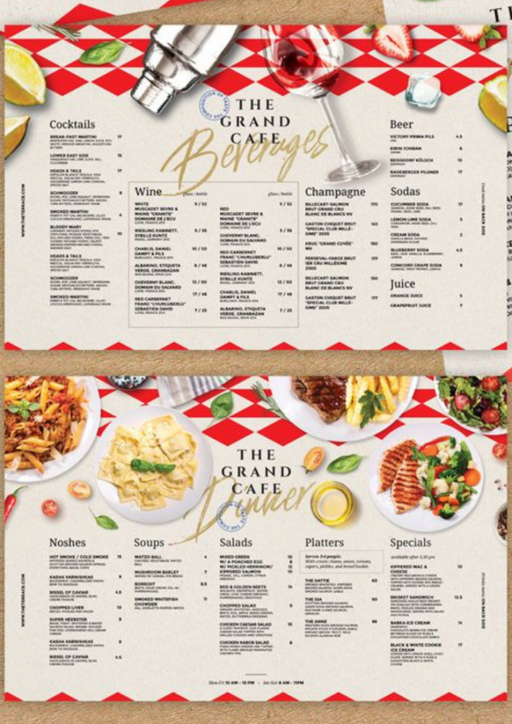 Menu Design. 7 Examples of Italian Menu | Waitron.Menu Blog
