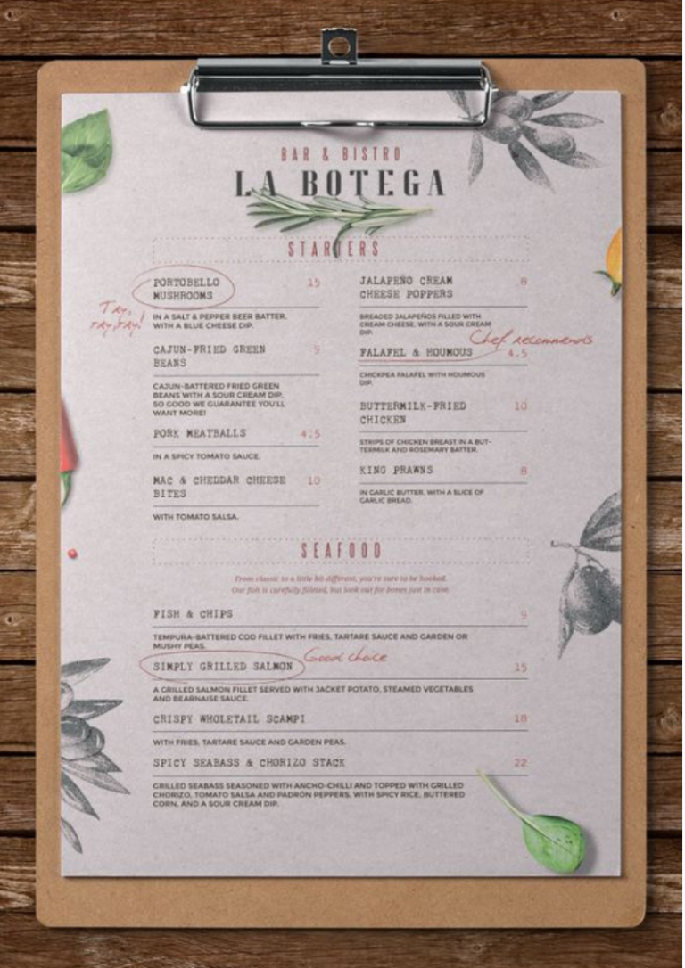 Menu Design. 7 Examples of Italian Menu | Waitron.Menu Blog