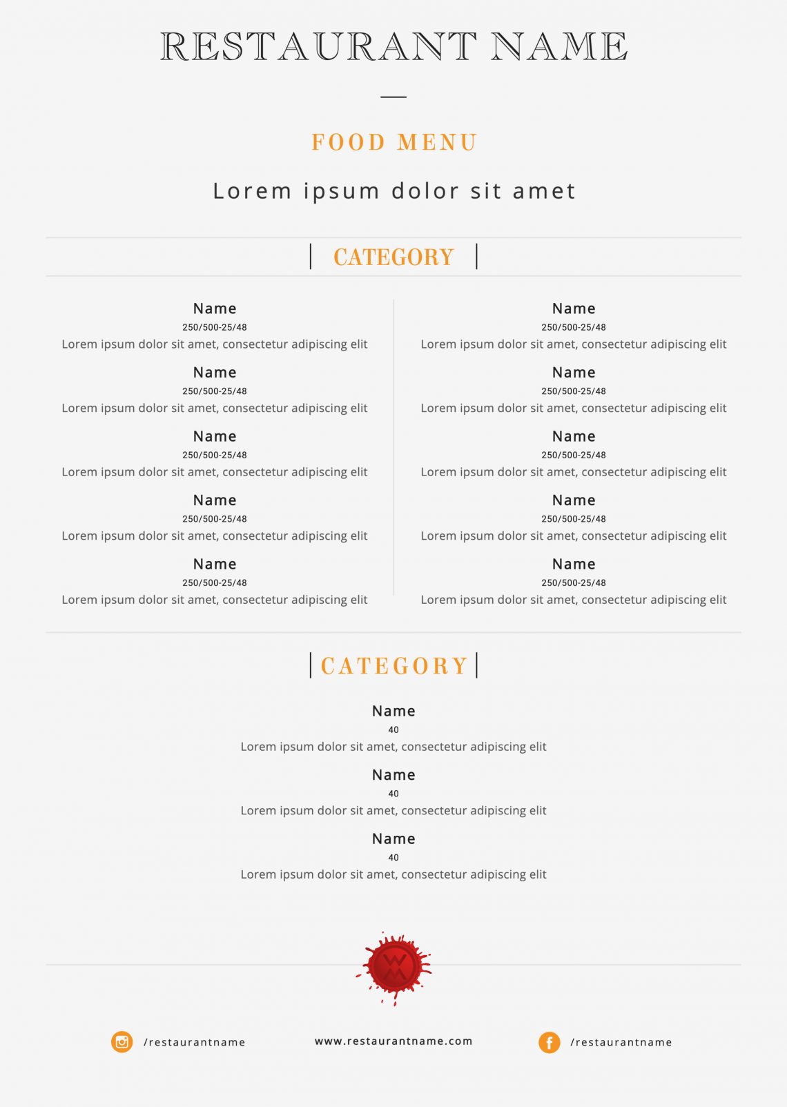 Menu Design. 5 Rules of a Perfect Composition | Waitron.Menu Blog