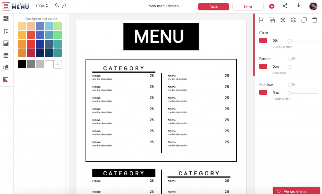 Online Menu. 4 Reasons to Start Using it | Waitron.Menu Blog